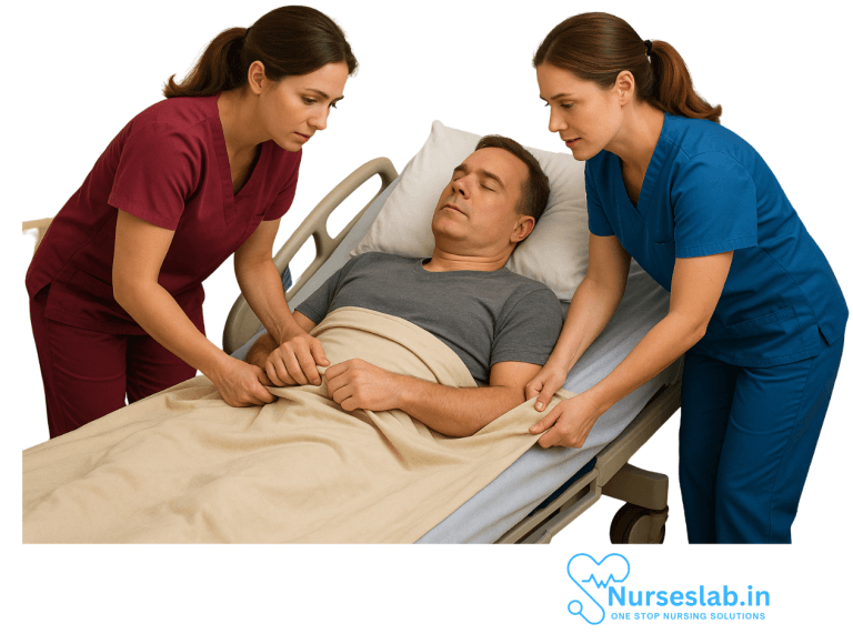 Moving a Patient Up in Bed - Nurseslab