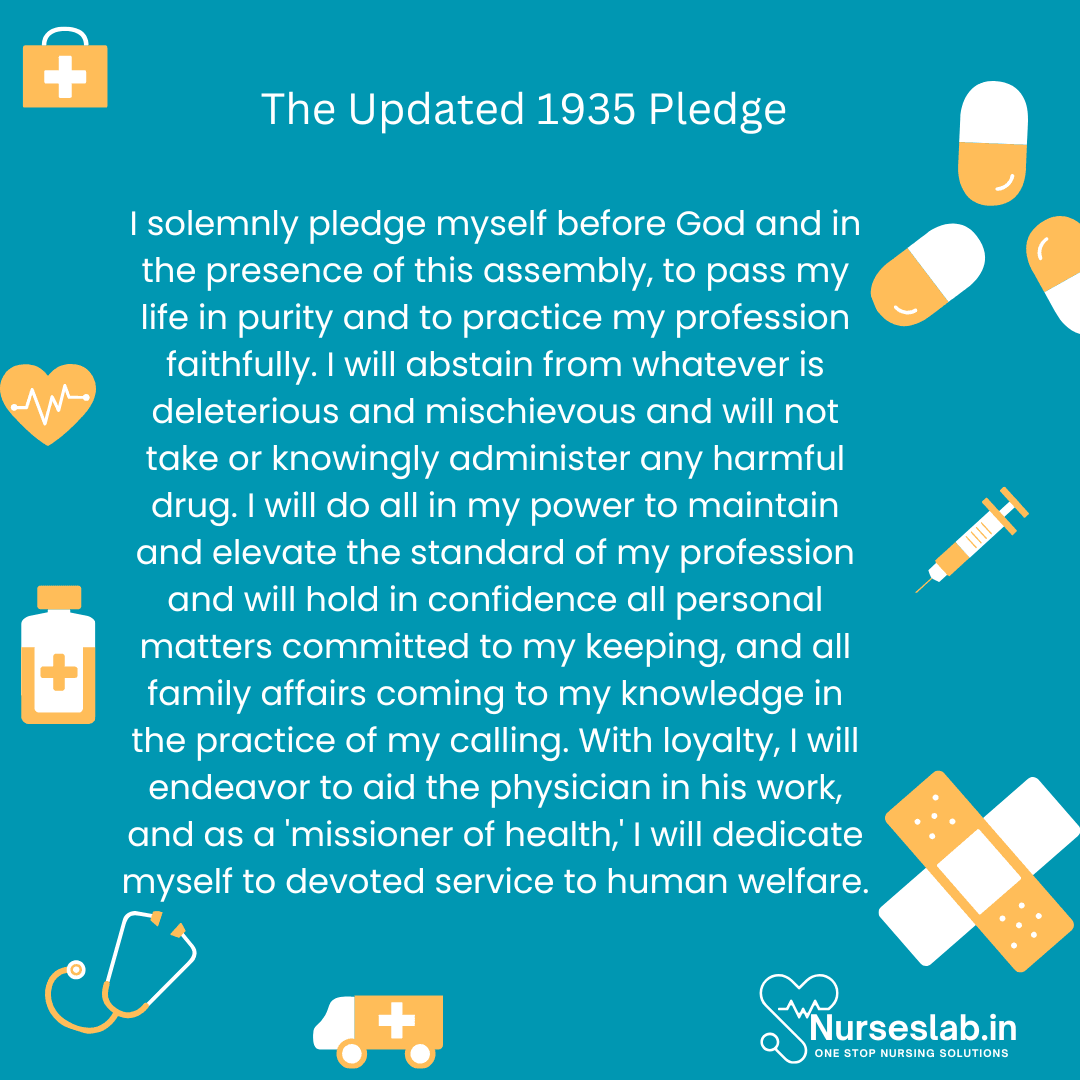 Nightingale Pledge: How to implement it into Practice - Nurseslab.in