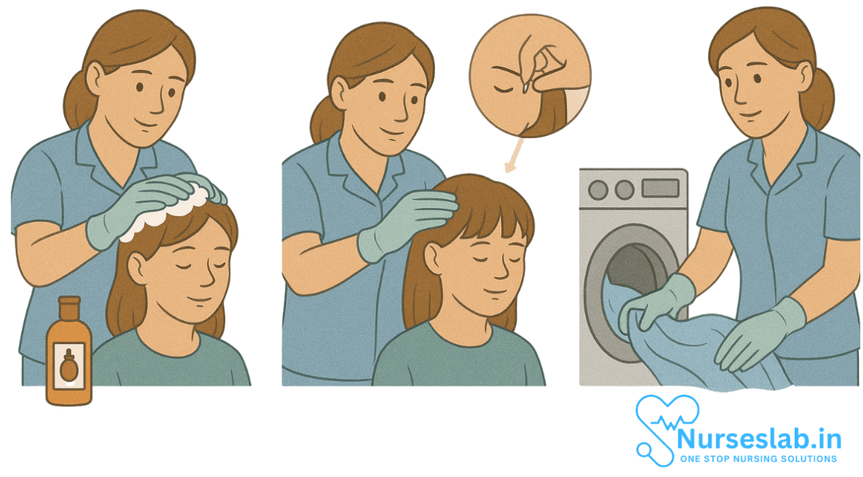 Pediculosis Treatment - Nurseslab
