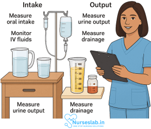 Monitoring and Recording of Intake and Output - Nurseslab