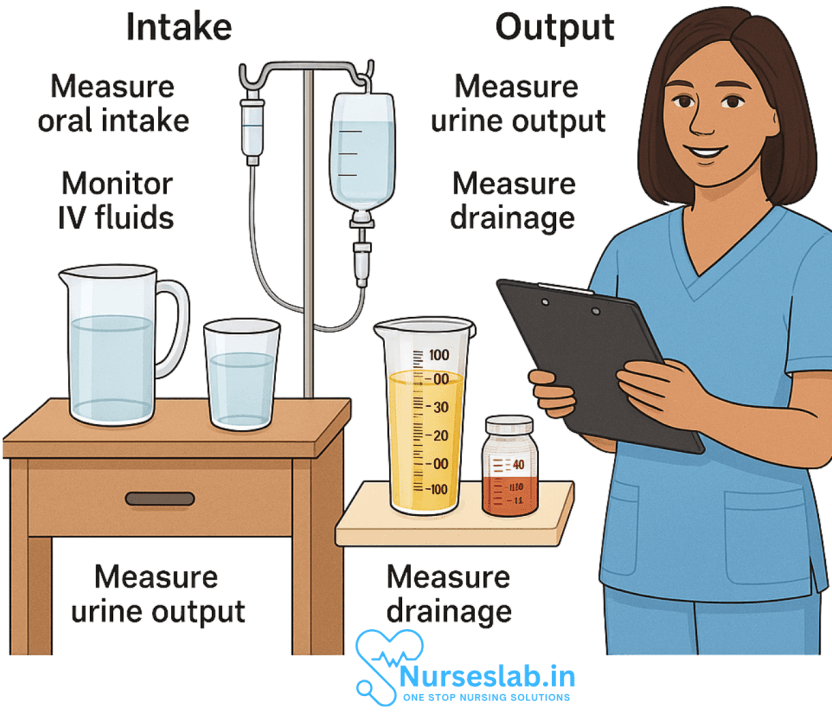 Monitoring and Recording of Intake and Output - Nurseslab