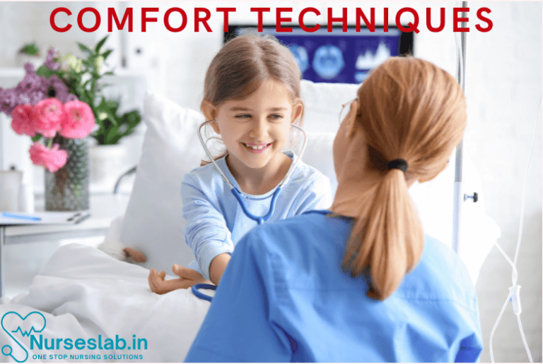 Importance of Play and Comfort Techniques for a Paediatric Nurse ...