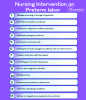 Nursing Care Plan on Preterm Labor - Nurseslab