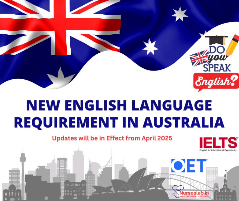 English Test Requirement for Nurses in Australia Changed: (Effective ...