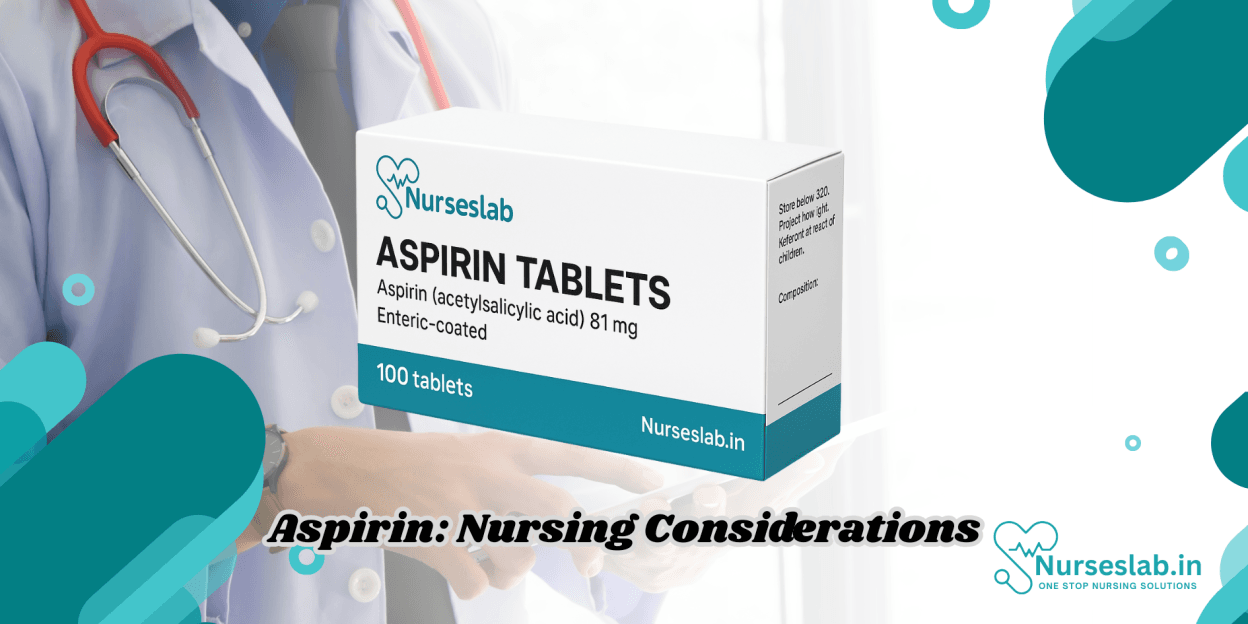 Aspirin: Nursing Considerations, Interventions, and Health Education ...