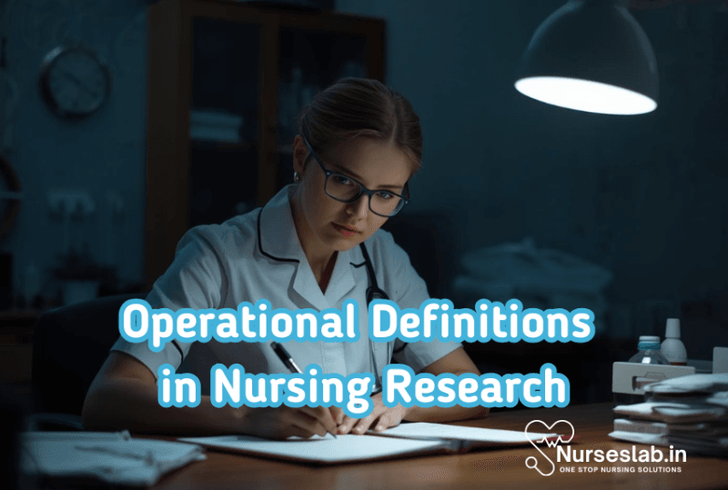 Operational Definitions in Nursing Research - Nurseslab