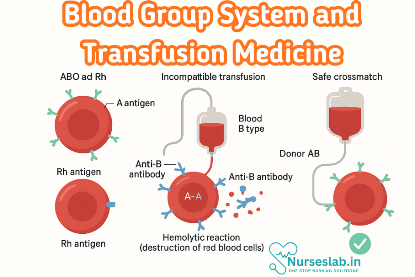 Pathology of Blood Group System and Transfusion Medicine - Nurseslab