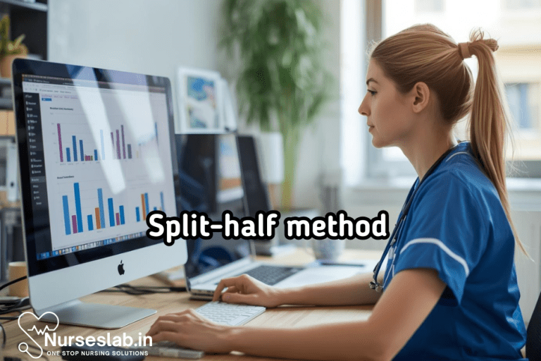 Split-half method: Statistical calculation - Nurseslab